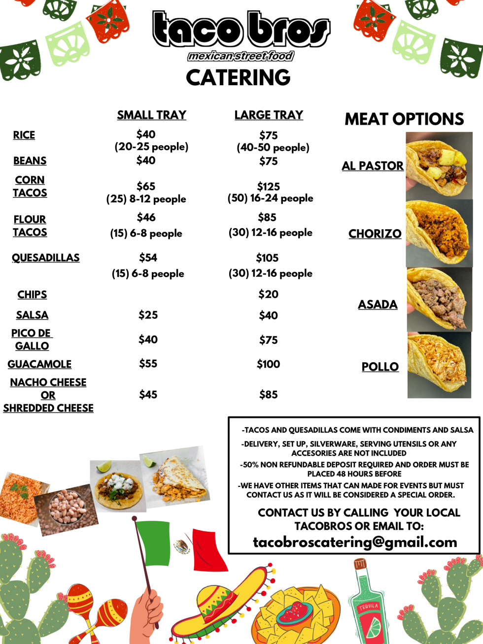 Catering | The Taco Bros